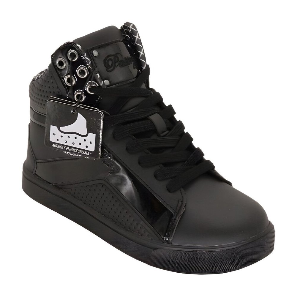 Pastry Pop Tart Grid Adult Dance Sneakers, Black/Blac… - Gem